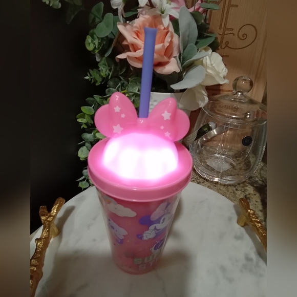 Disney | Other | Minnie Mouse Light Up Tumbler | Poshmark